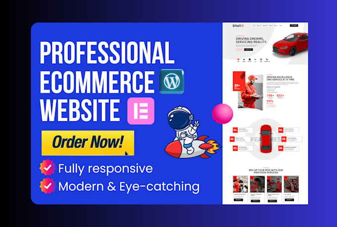 Do online store woocommerce design wordpress ecommerce or blog website design by Isumon10 | Fiverr