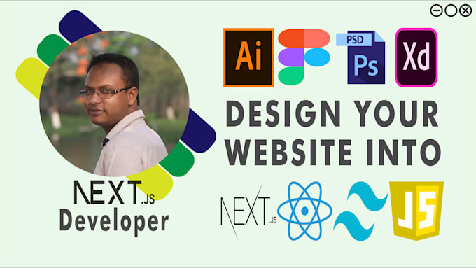 Convert The Figma Ai Xd Psd Design To React Js Next Js Tailwind Css