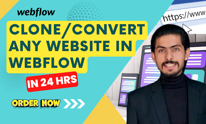 Develop , copy, clone, duplicate website to webflow or figma to webflow by Saad_gohar | Fiverr