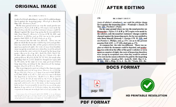 Clean old books, notes, scanned files and turn it into printable hd ...