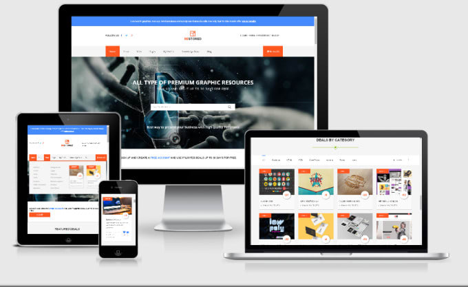 Convert psd into html using bootstrap by Wajidhussain870 | Fiverr