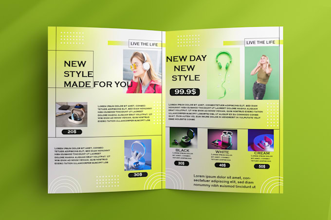 Design a product catalog design, brochuer and lookbook by Chziakhalid786 | Fiverr