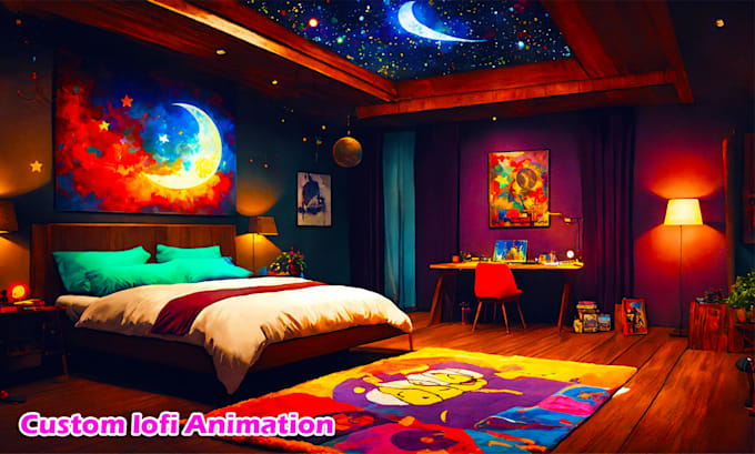 Create 10 hour lofi loop animation music video by Motion0002 | Fiverr