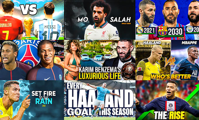 Design eye catchy soccer football or youtube thumbnails by Aswadahsan ...
