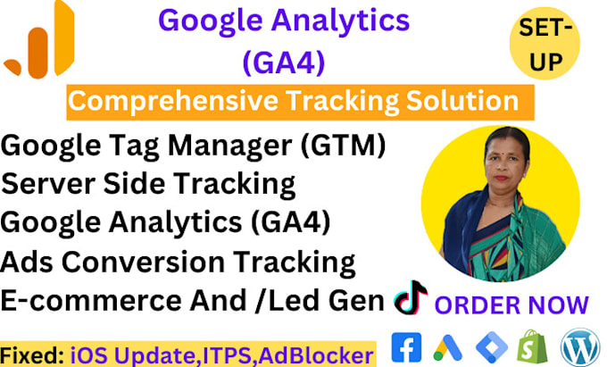 Do ga4 server side tracking,ga4 ecommerce tracking,google analytics 4 with gtm by Bany_s01 | Fiverr