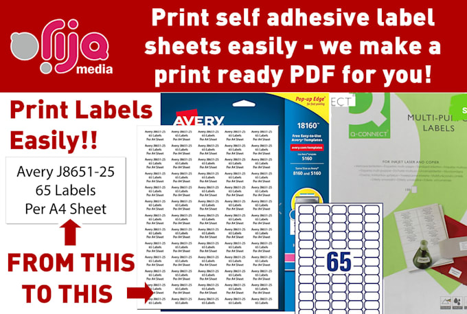 Label layout and design for avery etc rectangular or round ready to ...