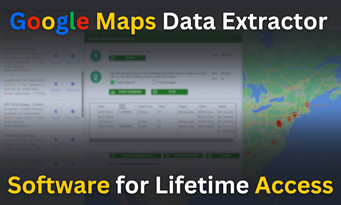 Provide google maps data extractor software by Teamultraexpert | Fiverr