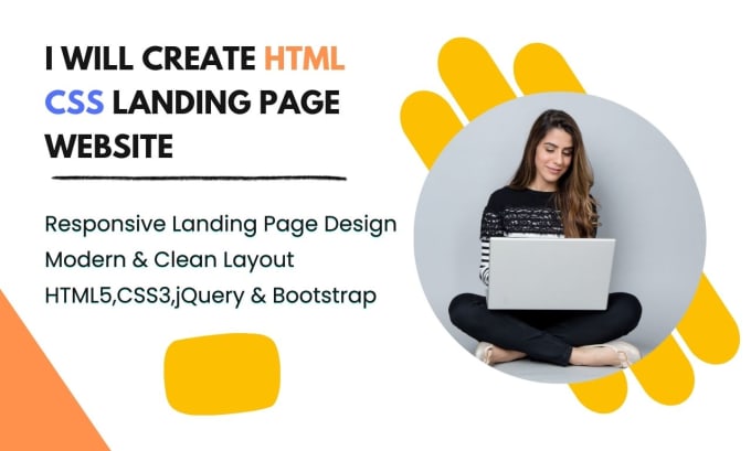 Create html css responsive landing page website by Sharia_11 | Fiverr Create html css responsive landing page website by Sharia_11 | Fiverr