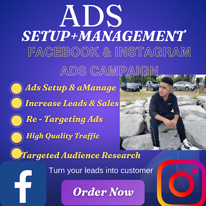 Setup facebook ads campaign on meta ads manager meta ads,instragram ...