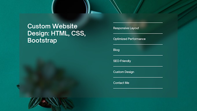Custom Website Design Html Css Bootstrap By Nimrayousaf123 Fiverr