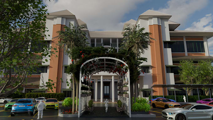 Model your 3d architectural model by Razern03 | Fiverr