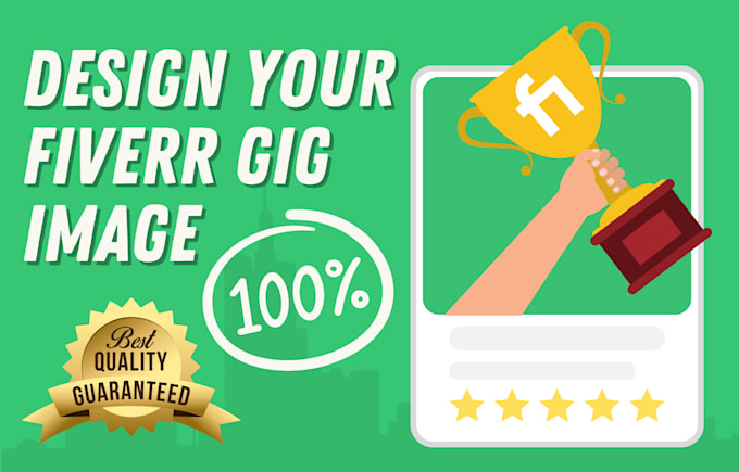 Design professional fiverr gig images for your fiverr seller by ...