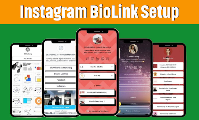 Setup linktree instagram bio link within 1 hour by Shakib255 | Fiverr