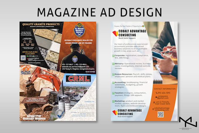 Create a professional magazine ad by Marissa80 | Fiverr