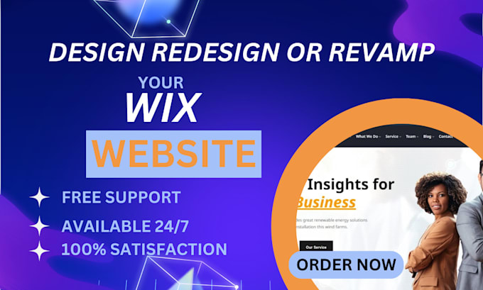Design redesign revamp cutting edge wix website wix studio redesign wix booking by Thomasallyson ...