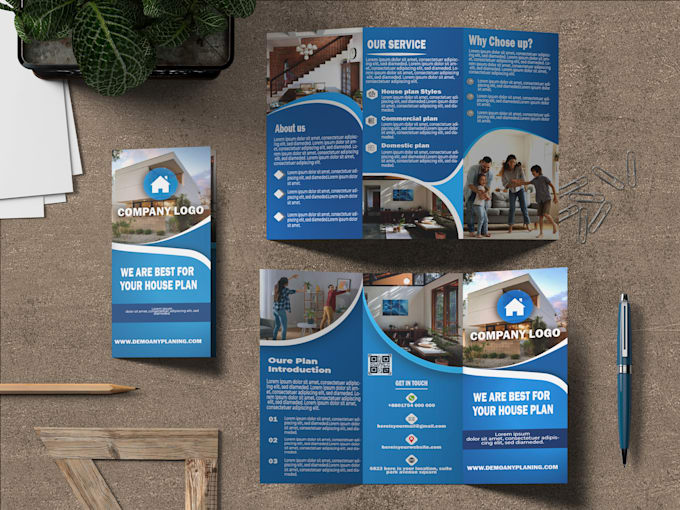 Do design flyer, bifold, trifold, gatefold, brochure, poster, catalog ...