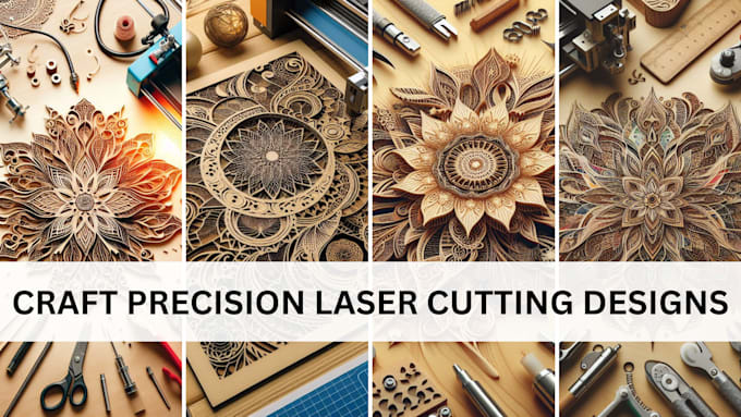 Craft precision laser cutting designs in dxf, svg, ai, cdr, and pdf by ...