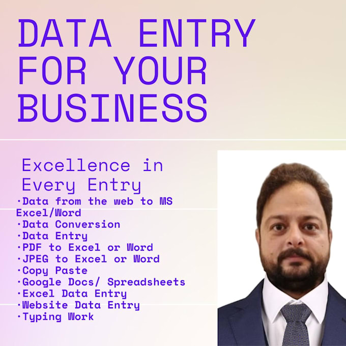 Do perfect data entry and composing work by Noor_sahib2024 | Fiverr