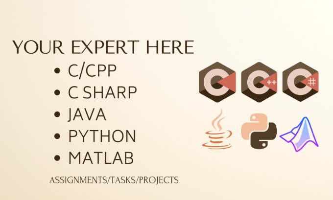 Do C Cpp C Sharp Java Python And Matlab Programming Projects By Expert0512 Fiverr