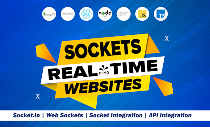 Create real time websites using web socket, socket io in mern, next js ...