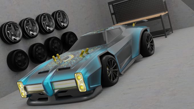 Make you a custom rocket league decal and a matching ball by ...