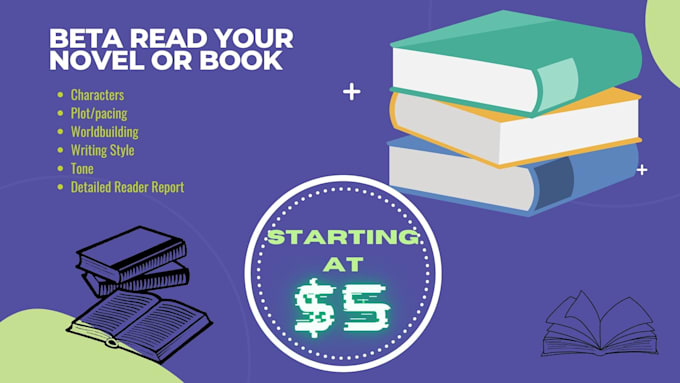 Be a beta reader for your book or novel by George_hatt | Fiverr