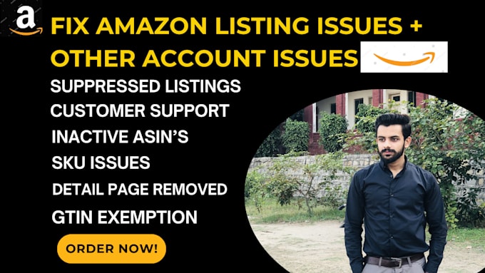 Resolve any amazon listing errors, suppressed issues and inactive ...
