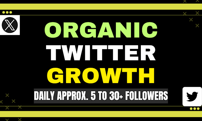 Grow your twitter account organically by Mhr_works | Fiverr