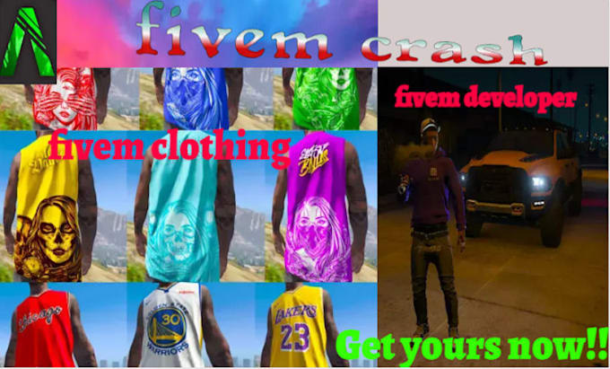 Create you fivem, fivem crash, fivem developer, clothing, by Olayin ...