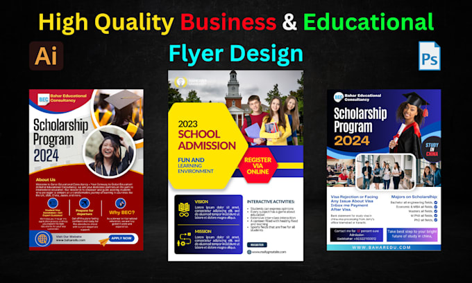 Craft eye catching study, educational, business flyers by Irfan_haider ...