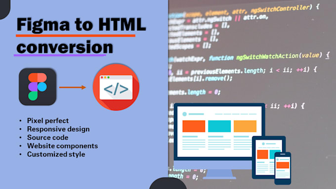 Convert your figma or psd design into html website by Yahir_adrian | Fiverr