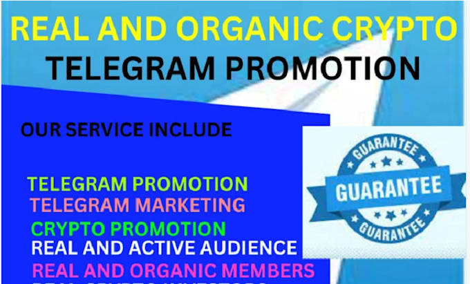 Do telegram promotion, telegram marketing, crypto telegram, crypto ...