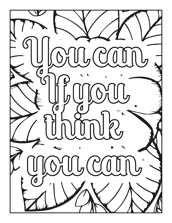 Design 120 printable motivational quotes coloring papers by Jason ...