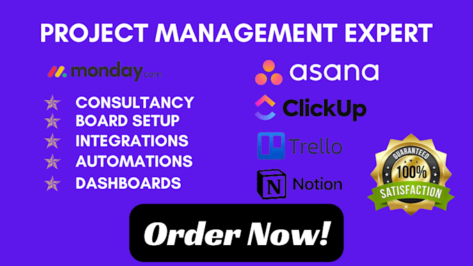 Do monday com honeybook clickup monday crm workflow asana trello notion by Lig_gene | Fiverr