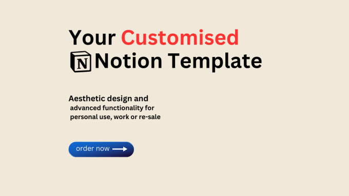 Be Your Notion Expert Build A Customized Advanced Or Aesthetic Notion Template By Samspot Dev