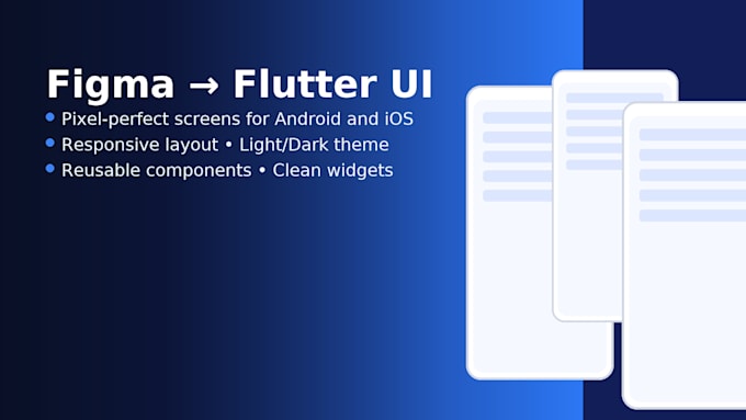 Convert your figma design to pixel perfect flutter app ui by Kazim ...