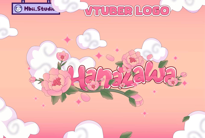 Design a custom cute kawaii logo for vtuber and twitch streamer by Mbii ...