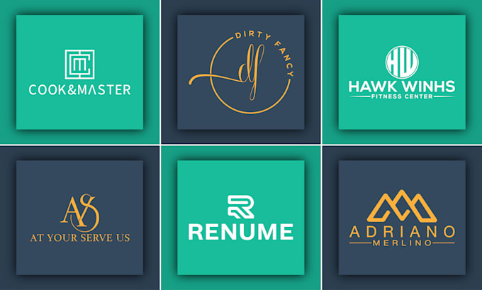 Luxury minimalist initial letter custom monogram logo design by Asim ...