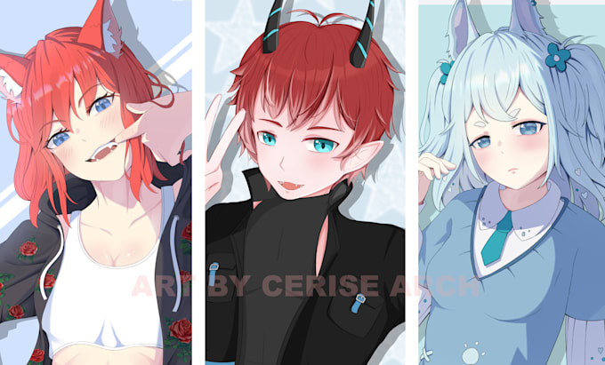 Draw anime pfp for you by Ceriseld | Fiverr