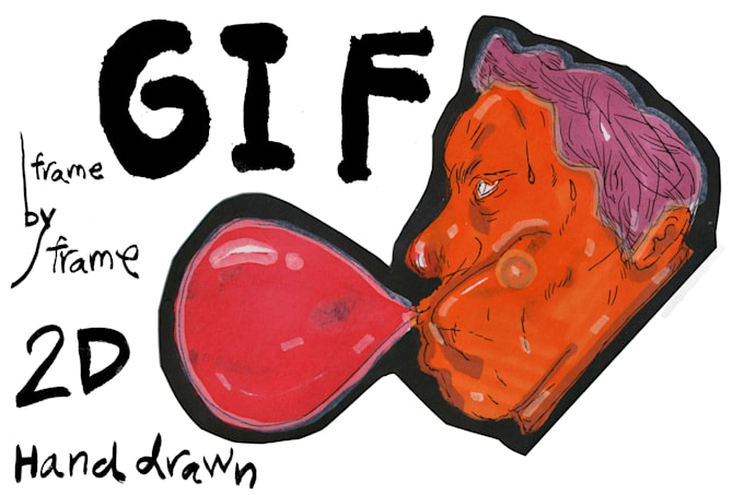 Make 2d frame by frame animation and 2d animated gifs by Dianstudio ...