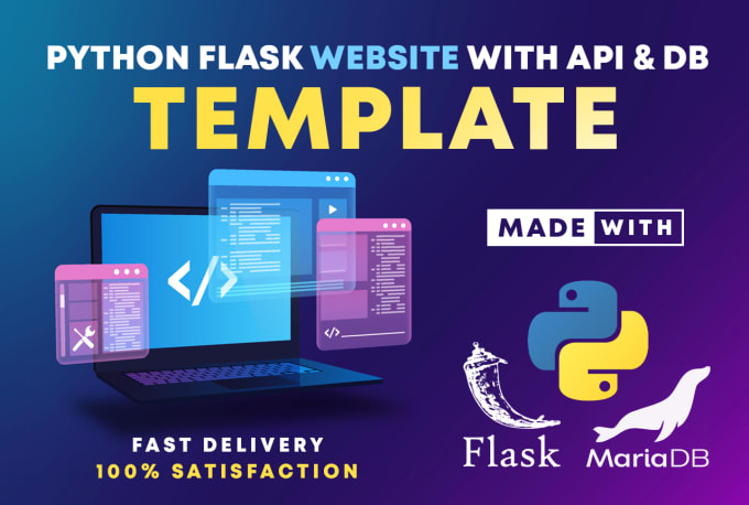 Create Edit A Python Flask Template Website Api With Database By Tesseractcode Fiverr