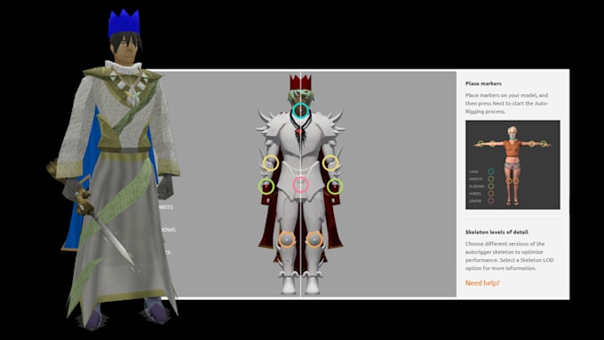 Give you 3d model of your runescape character by Aaa901 | Fiverr