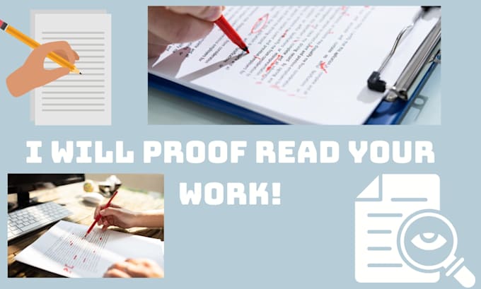 Proof read your papers by Sapaee | Fiverr