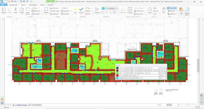 Do flooring quantity takeoff cost estimation by Surya0100 | Fiverr