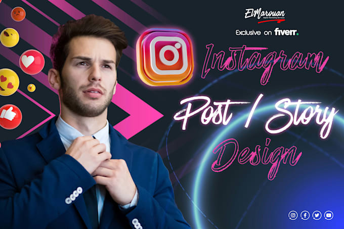 Design a professional instagram post and story templates by ...