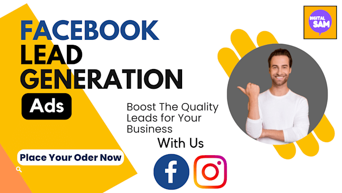 Setup facebook lead generation ads by Googleadsam | Fiverr