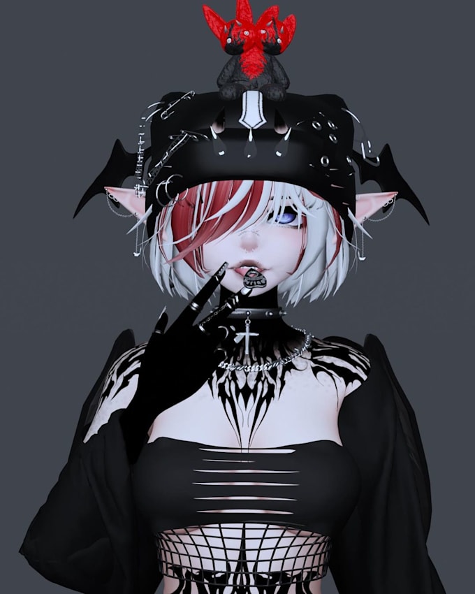 Do 3d vrchat avatar vrc avatar vr character furryavatar vrc model vr ...