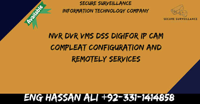 Configure your dss evs nvr dvr port forwarding by Ali5754 | Fiverr
