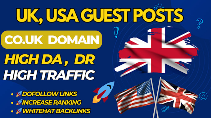 Do da65 uk guest post, usa guest post by Mirfanseoexpert | Fiverr