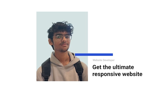 Develop a website for you using react by Dhruv6_6 | Fiverr